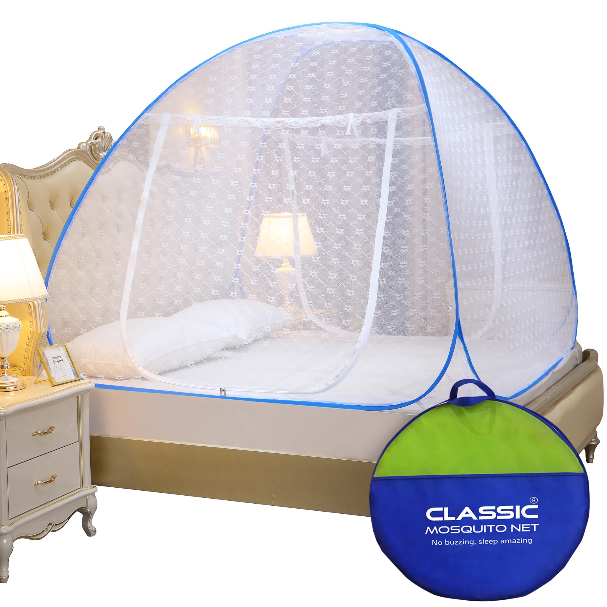 Buy Classic Mosquito Net for Double Bed: Strong Polyester Net – GB ...